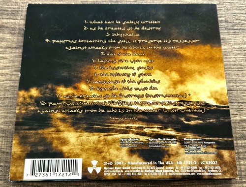 Ithyphallic by Nile (CD, Jul-2007, Nuclear Blast) for sale online | eBay