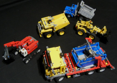 LEGO Technic 42024 Container Truck, 42023 Construction Crew, 42035 ...