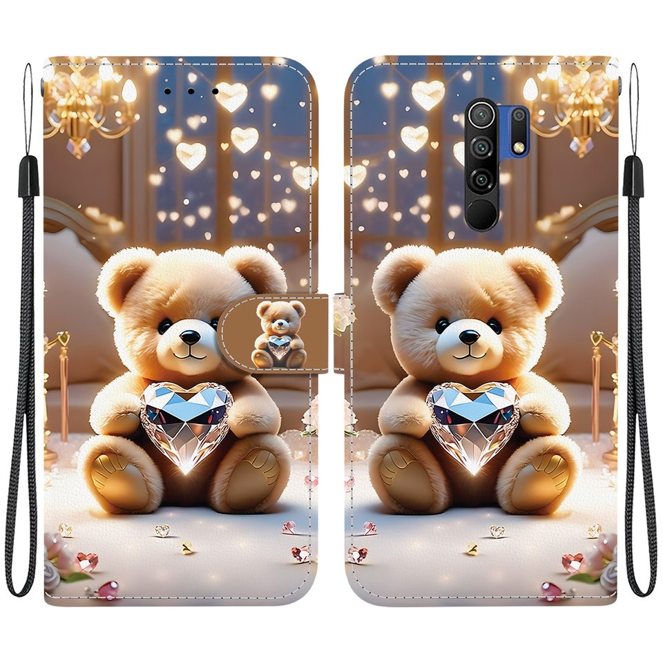 Pattern Case Flip Wallet Cover for Xiaomi Redmi Note 14 13 12 11 10 9 ...