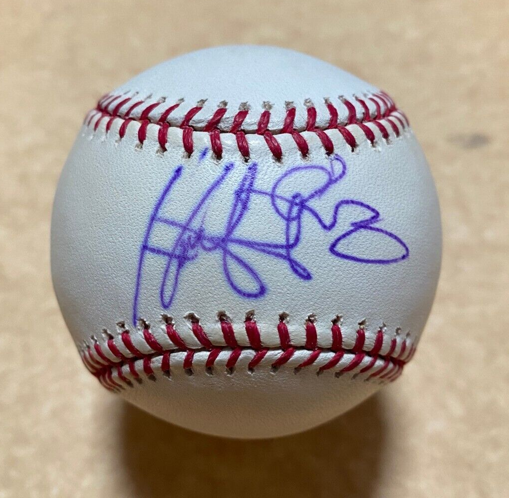 HECTOR GOMEZ ROCKIES/BREWERS SIGNED AUTOGRAPHED M.L. BASEBALL W/COA ...