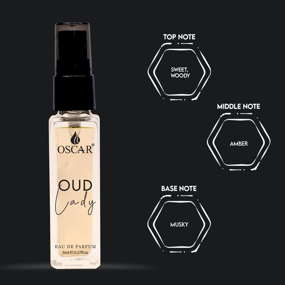3 X OSCAR OUD Lady Mini Pocket Perfume For Women - 8 ml | Musky Notes ...