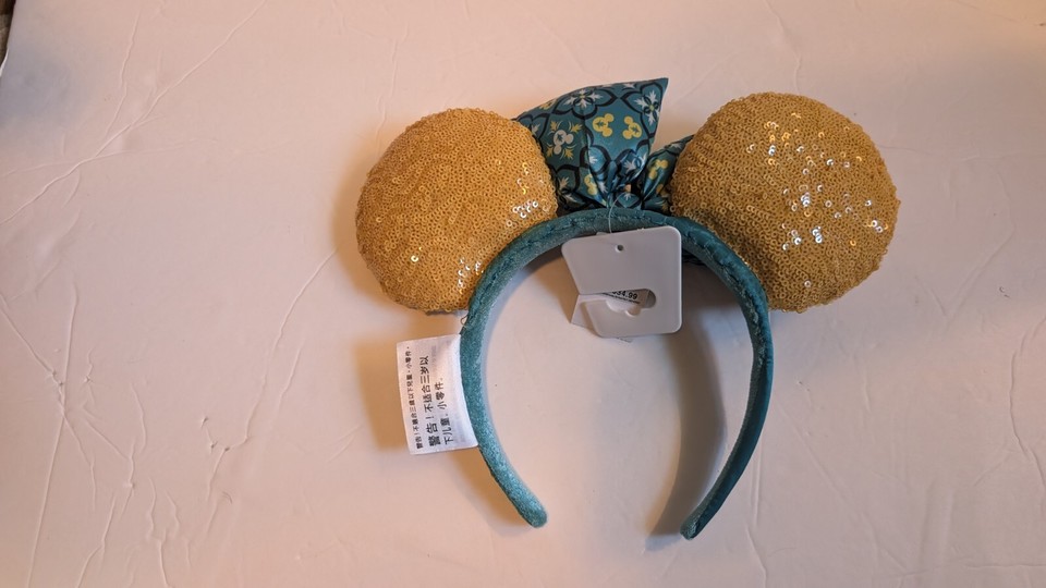 Disney Parks Minnie Mouse Lemon Sequin Ears Headband NWT | eBay