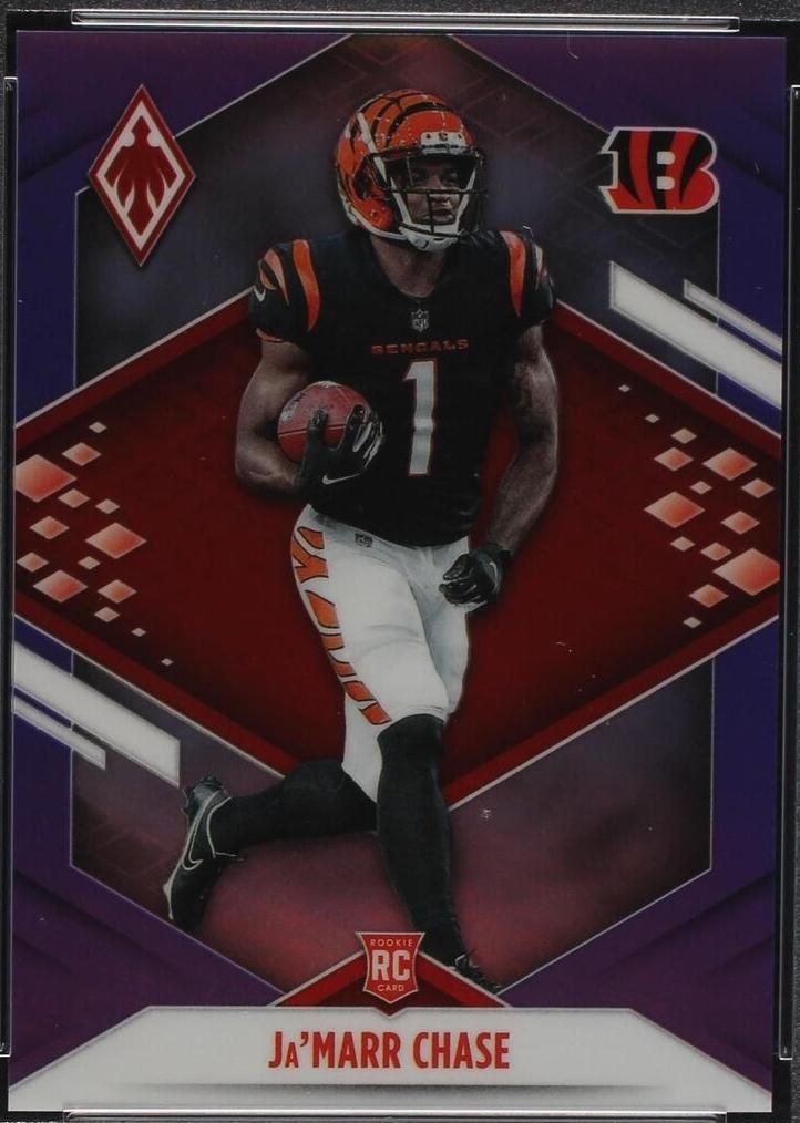 2021 Panini Phoenix - Rookie Ja'Marr Chase #105 Purple /125 (RC) for ...