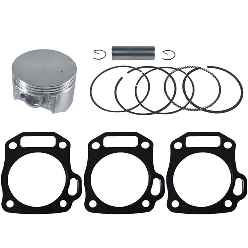 70mm Flat Top Piston Kit For Predator 212cc .550 Bore Mini Bike Go Kart ...