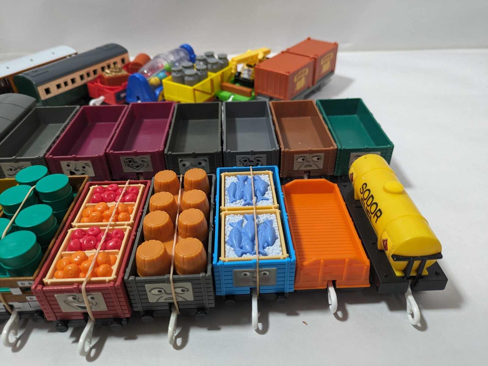 Thomas & Friends TOMY Plarail Trackmaster Freight Car Set Lot 100 Tain ...