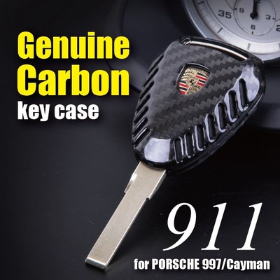 USA STOCK GENUINE CARBON Remote Key CASE for PORSCHE 997 911 Boxster ...