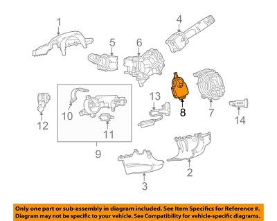 GM OEM Steering Column-Angle Position Sensor 13589991 | eBay