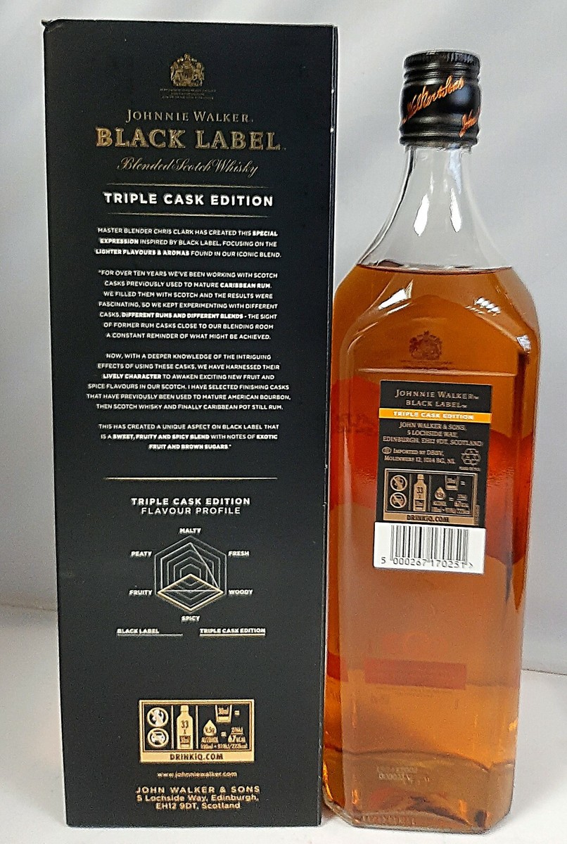 Johnnie Walker Black Label Triple Cask Edition Just