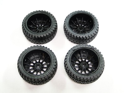 PROSC10 DB10 TROPHY RAT Wheels Associated Wheels & Tires Set - 12mm Hex ...