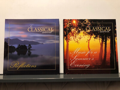 Lot Of 2 The Classical Mood Cd BookReflections Music for a Summer’s ...