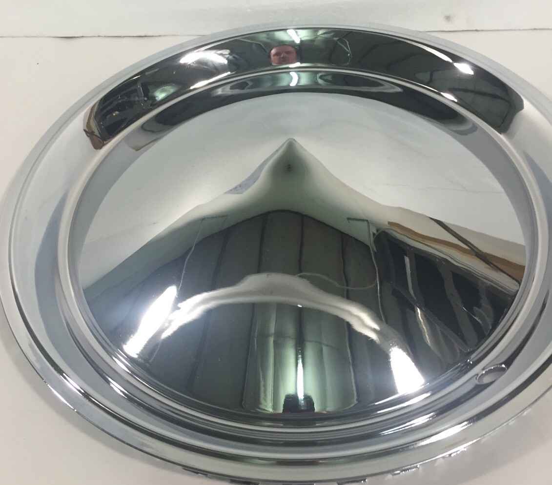 (Set/4) 1957 Plymouth 15" Chrome Hubcaps - Custom Hot Rod Bullet | eBay