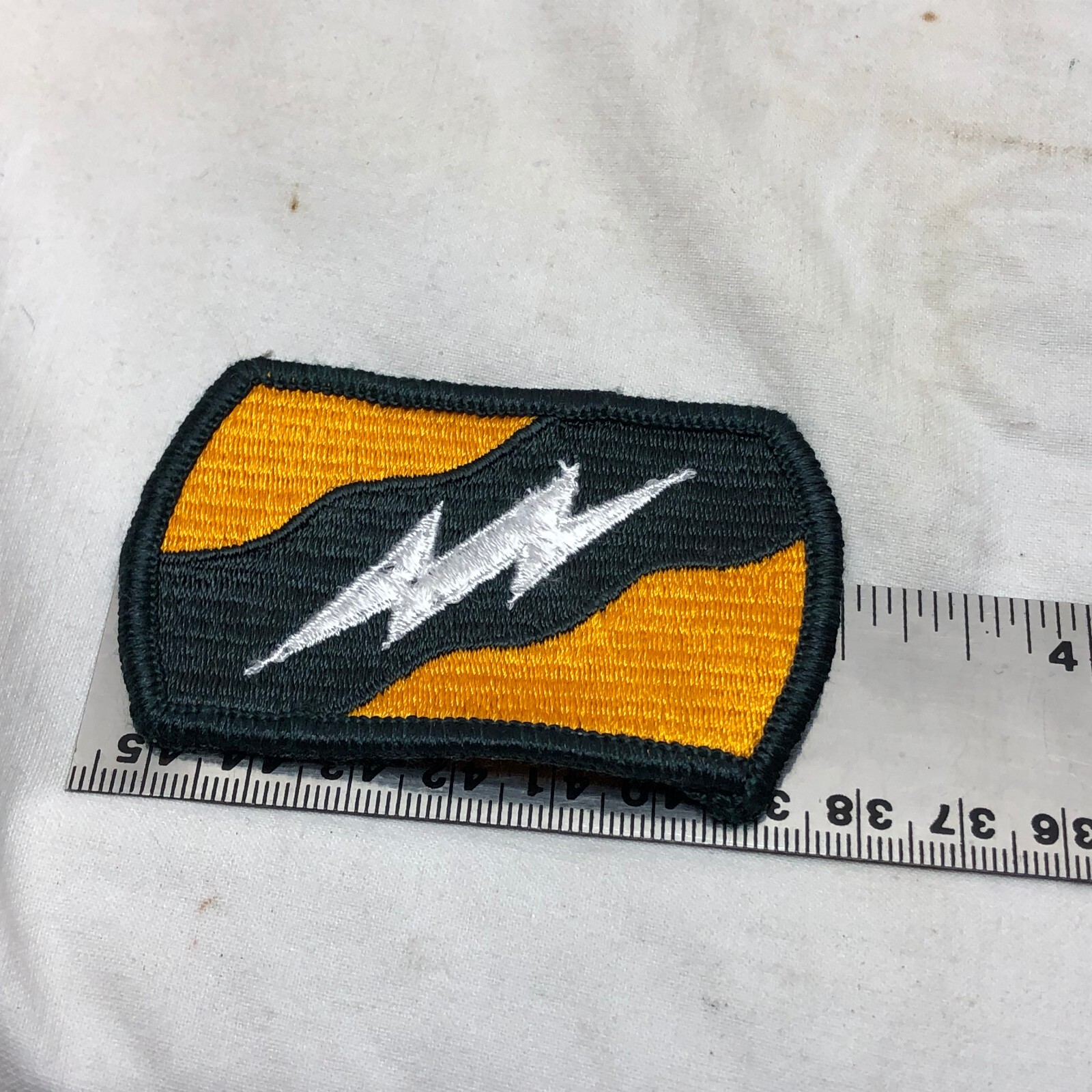 Military Patch Badge 155 Armory Brigade Dark Green | eBay