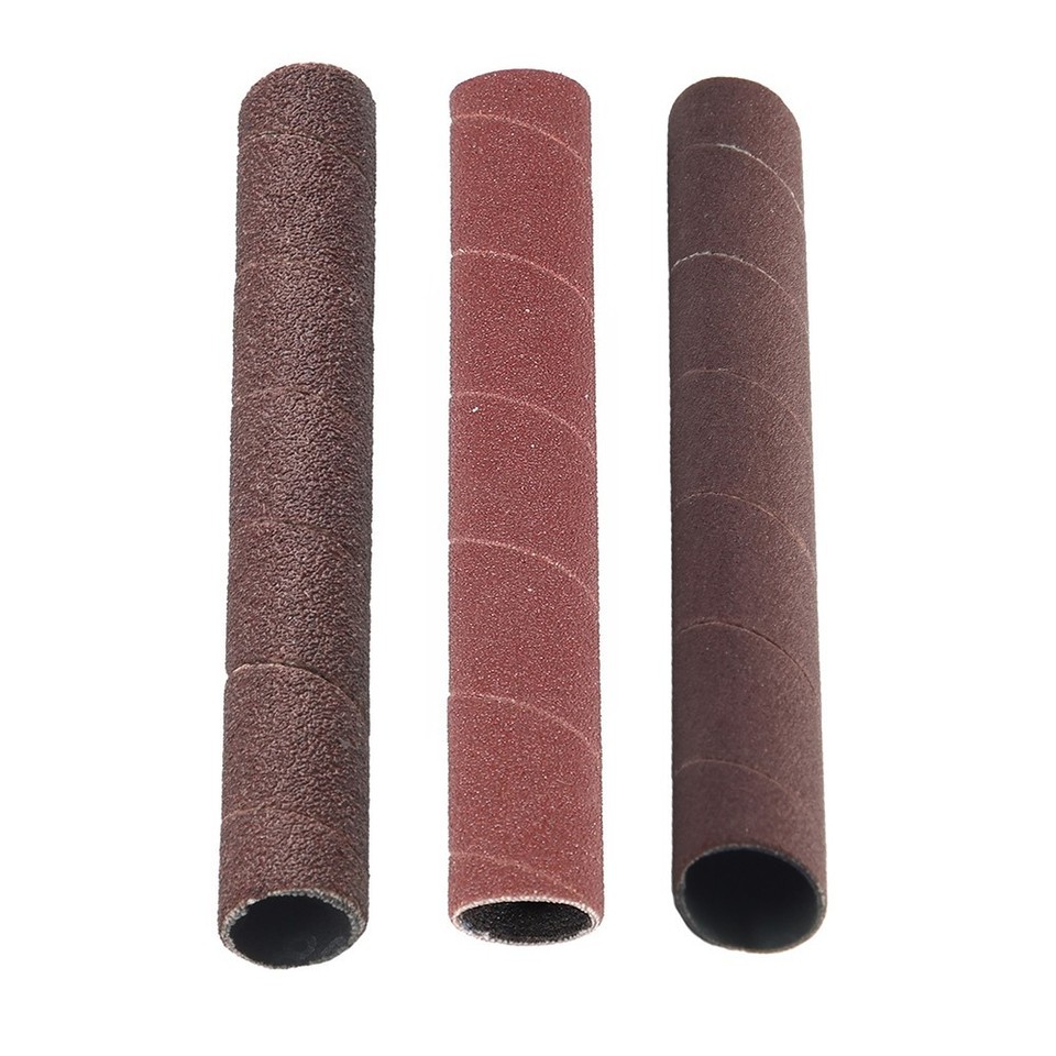 Sanding Drum Sleeves Alumina Abrasive Plastic Polishing 4.5 Inch Length ...