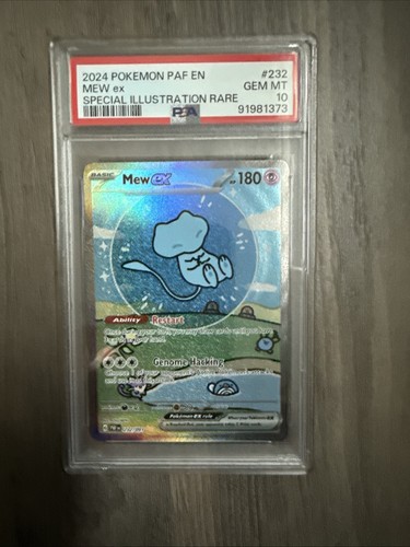 Mew EX 232/091 PSA 10 Paldean Fates English "Bubble Mew" | eBay