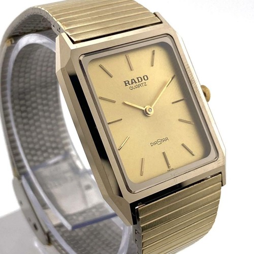 Rado Diastar Men'S Watch Gold Square Quartz | eBay