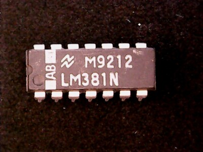 LM381N - National Semiconductor Dual Low Noise Preamplifier (DIP-14) | eBay Australia