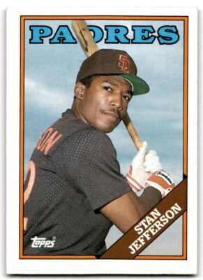 1988 Topps Baseball Card Stan Jefferson San Diego Padres #223 | eBay