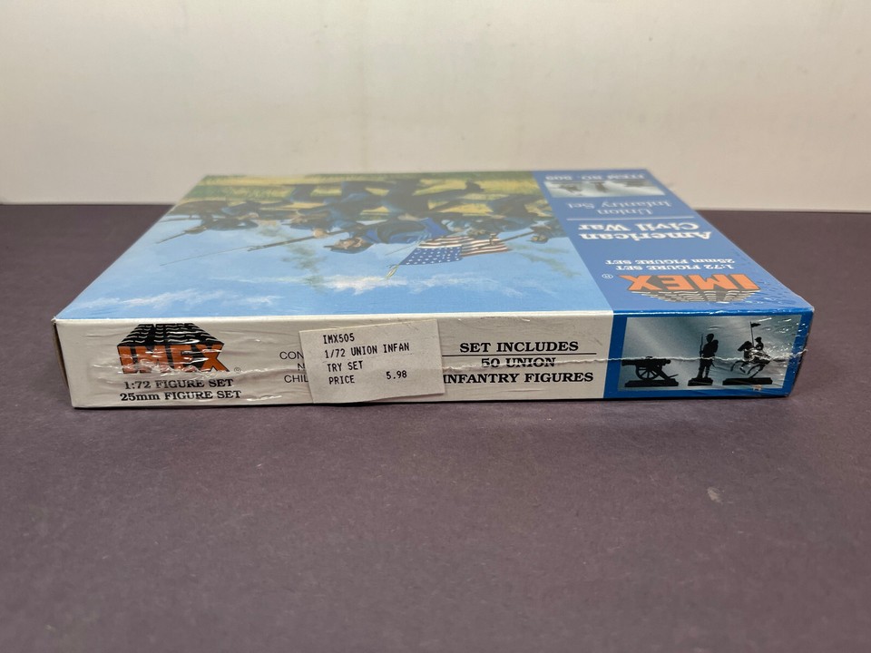 IMEX American Civil War 505 Union Infantry Set 1:72 Scale Figure Model ...