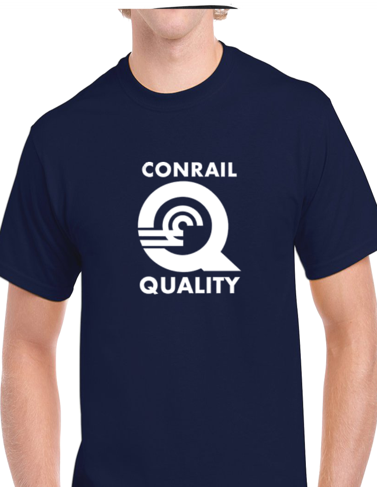 Conrail Quality Retro Logo T-shirt Defunct Rail Train Company Classic ...