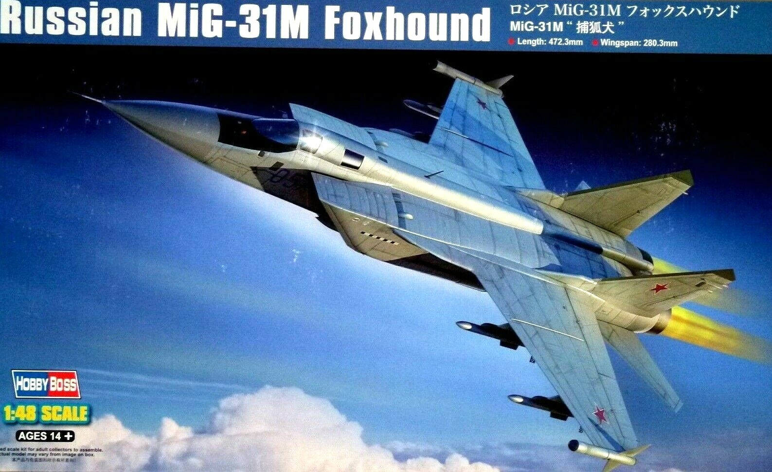 Hobbyboss 1:48 MiG-31M Foxhound Russian Aircraft Model Kit | eBay