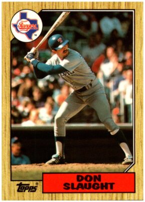 1987 Topps Tiffany Collection #308 Don Slaught FREE SHIPPING! | eBay