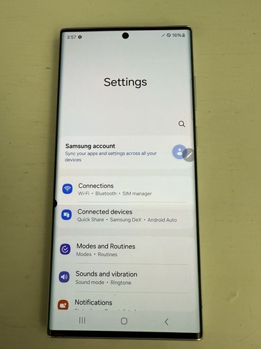 Samsung Galaxy S22 Ultra - 256 GB - White (Unlocked) Screen Malfunction ...