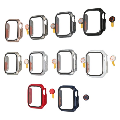 10PCS For IWatch Case Hard PC Tempered Glass Watch Screen Protector ...