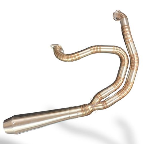 1999-2016 Harley-Davidson Dyna Mid Control Custom Complete Exhaust 2 ...