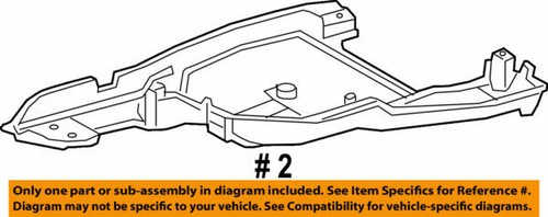 50819-78010 Toyota Cover, front floor, center lh 5081978010, New ...