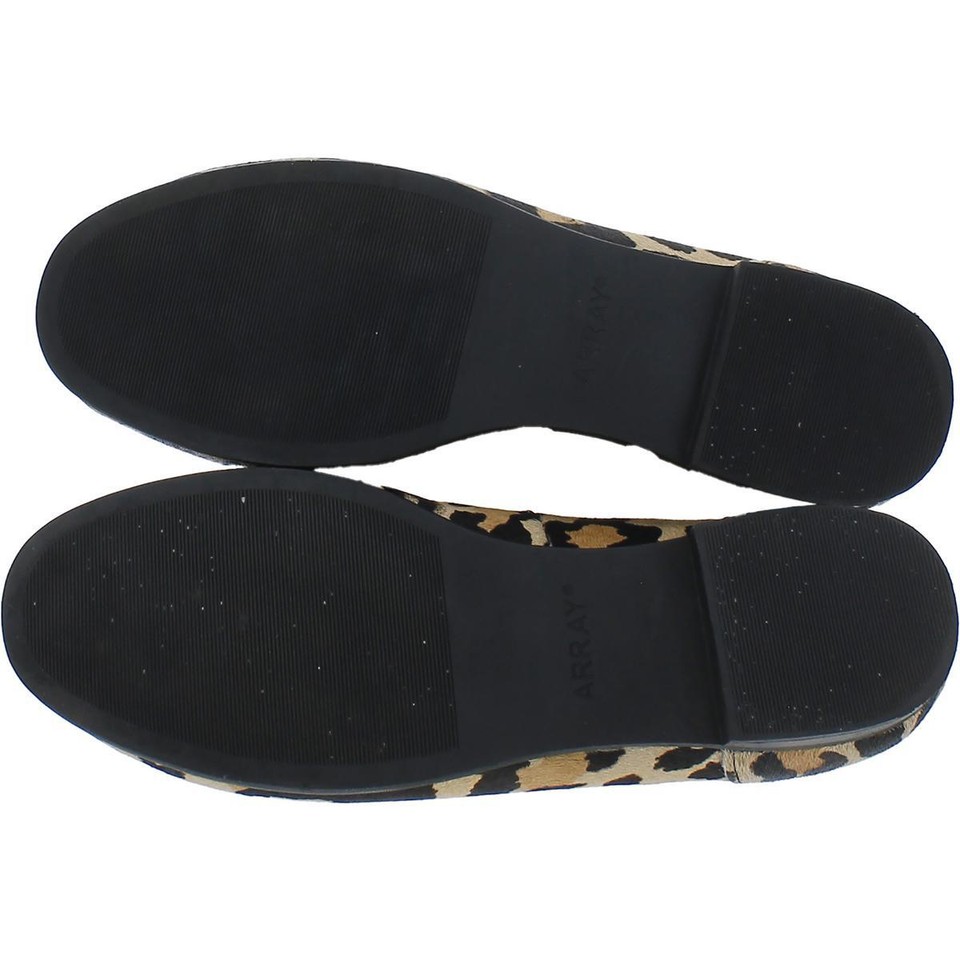 Array Womens Katie Tan Leather Slip On Loafers Shoes 6.5 Medium (B,M ...