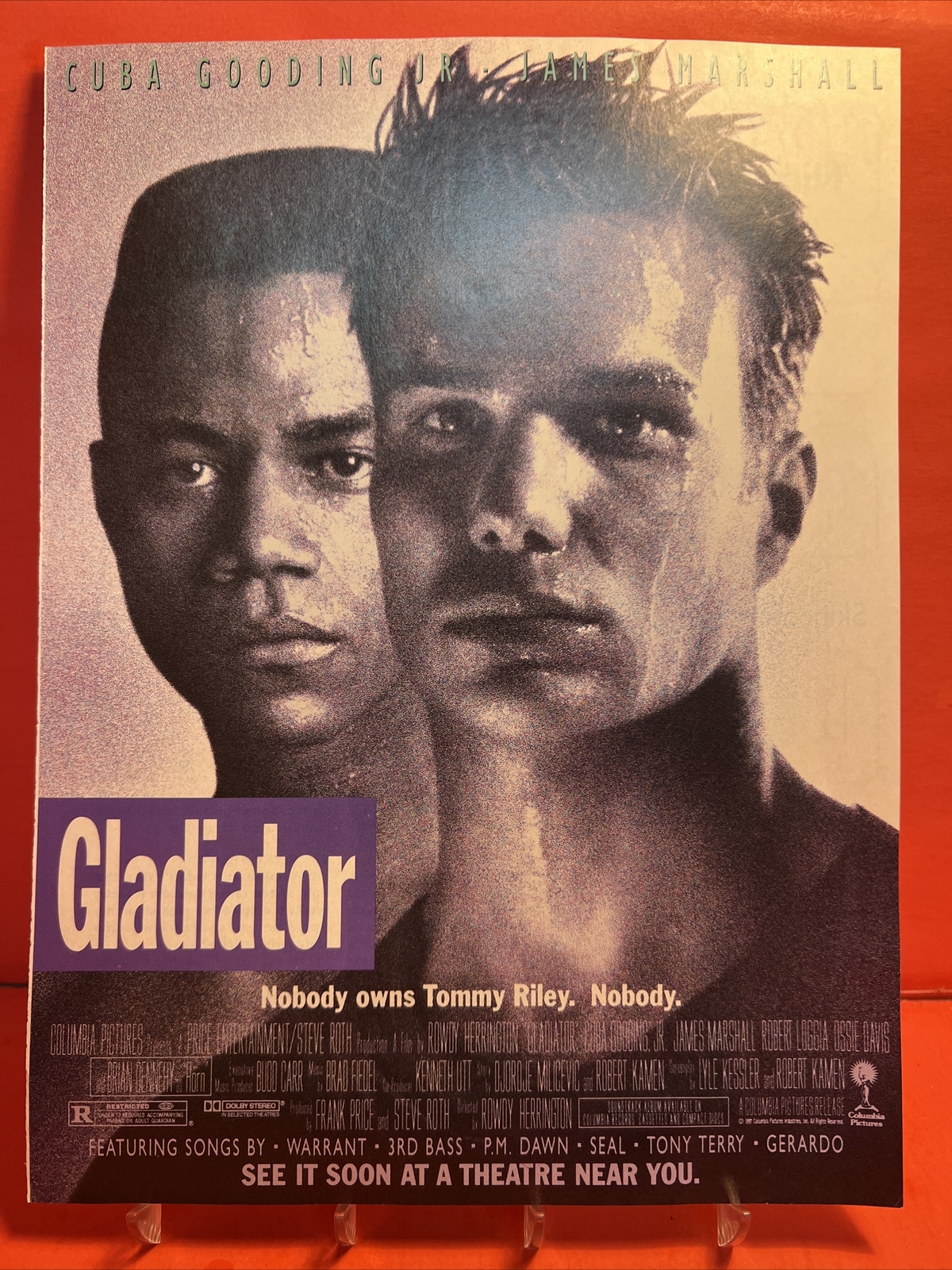 Cuba Gooding JR/James Marshall Gladiator movie poster/print ad ...