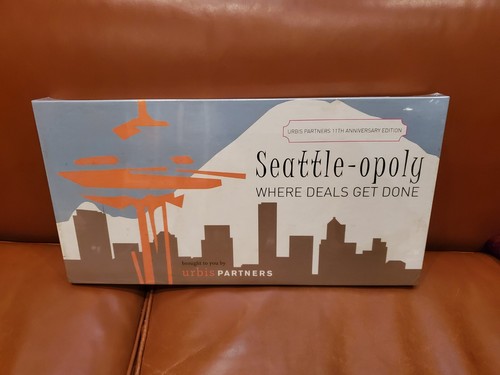 New Board game Seattle-Opoly Urbis Partners 11th Anniversary Edition ...