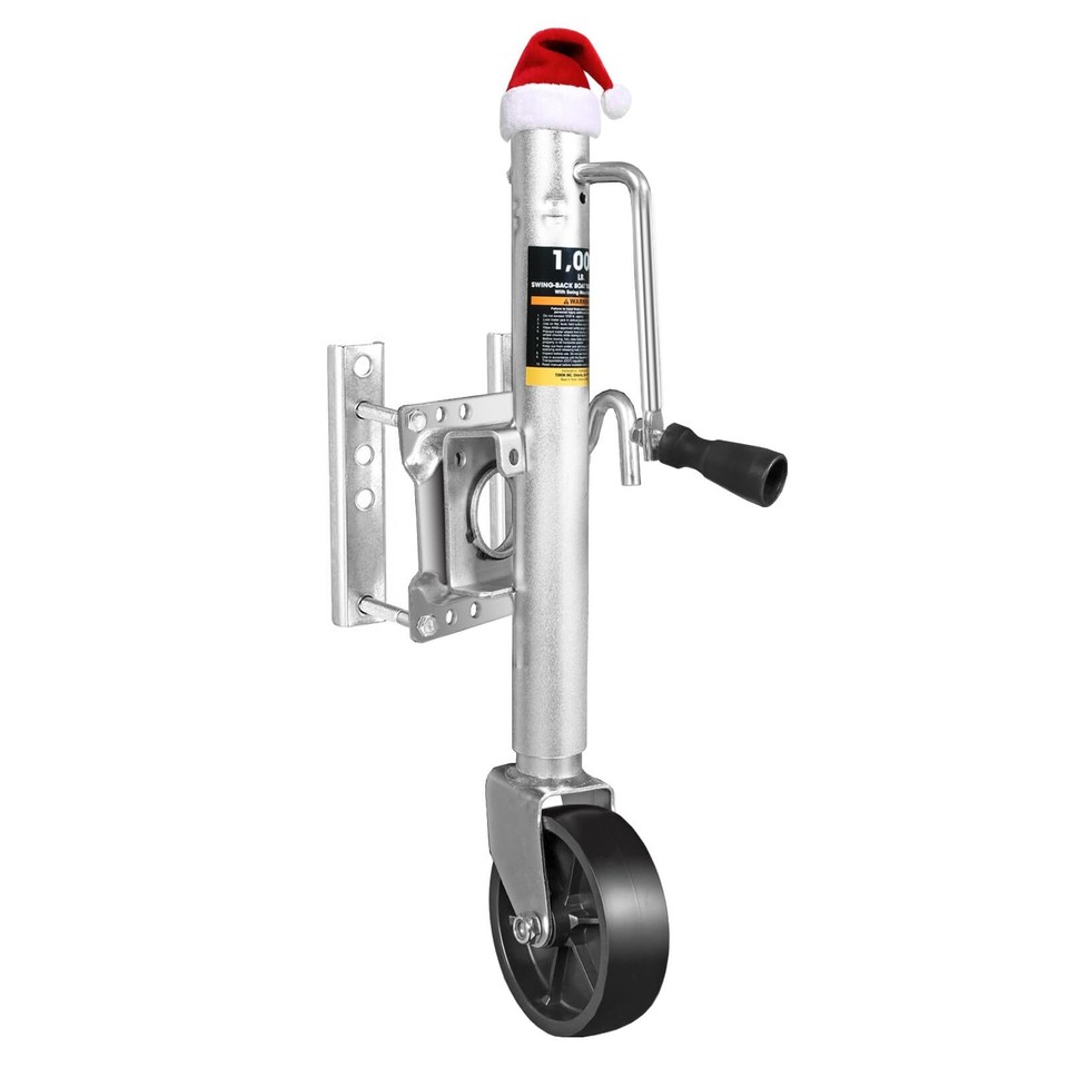 Torin 1000 lbs Trailer Jack with Wheel , 10" Lift, Bolt-on Trailer ...