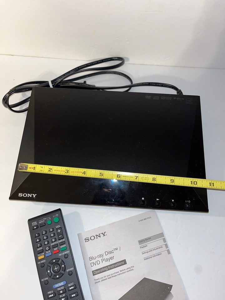 Sony BDP-BX110 Blu-Ray Disc DVD Player W/Remote & Manual Tested Works ...