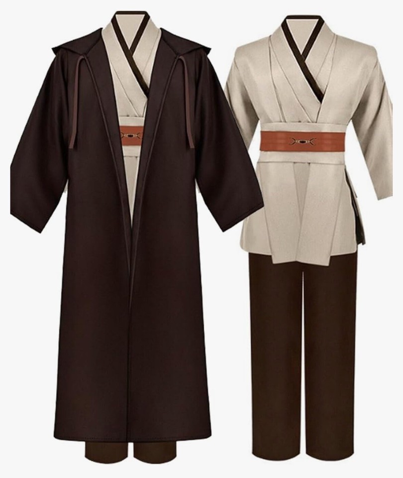 Star Wars Jedi Sith Anakin Skywalker Obi Kenobi Wa Cosplay Costume ...