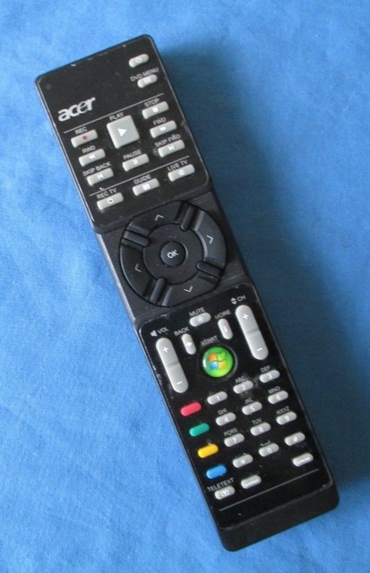 Original Genuine Acer Windows Media Centre Remote Control Rc804v-b ...