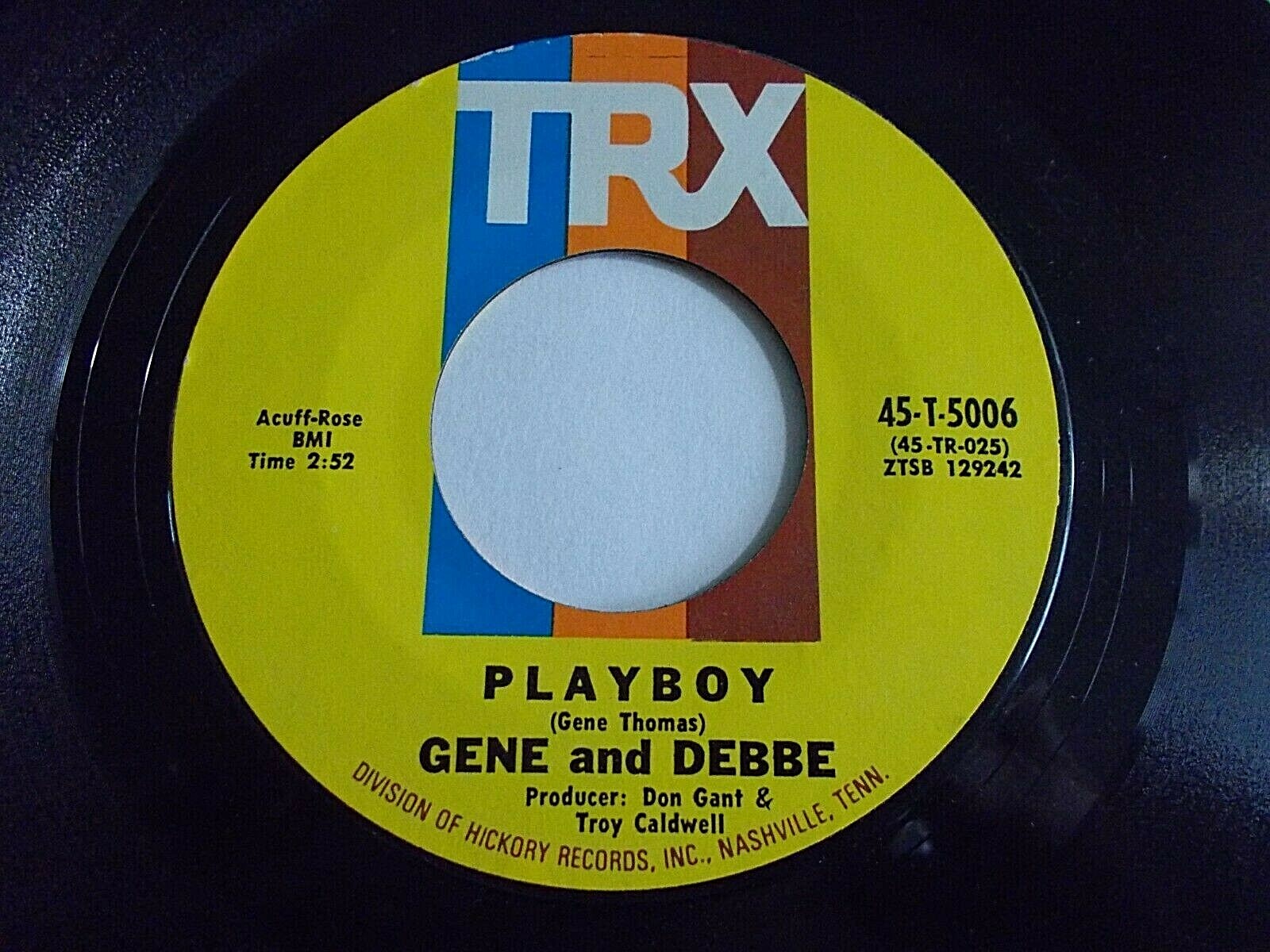Gene & Debbe Playboy / I’ll Come Running 45 1967 TRX Vinyl Record | eBay
