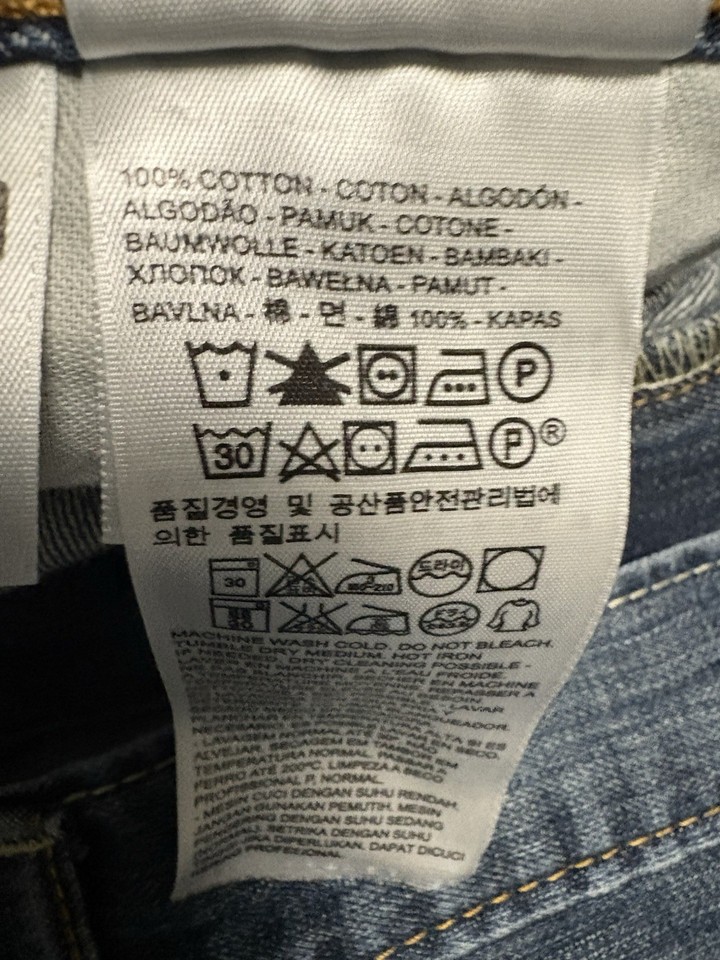 Levi’s Men’s 527 Low Boot Cut Blue Jeans 42x30 | eBay