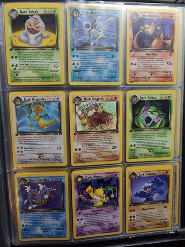 Complete Team Rocket Set Non Holo 1st Edition Pokemon Cards 1999 19-82 ...