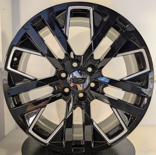26" inch Black Wheels Set 4️⃣ Fit Cadillac Escalade Sport Platinum ESV ...