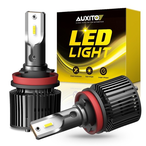 H11 H8 LED Headlight H9 Kit High Low Beam Bulb 6000K Super Bright White ...