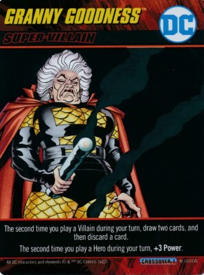 GRANNY GOODNESS DC Comics Deck Building Game Oversized FOIL card NEW ...