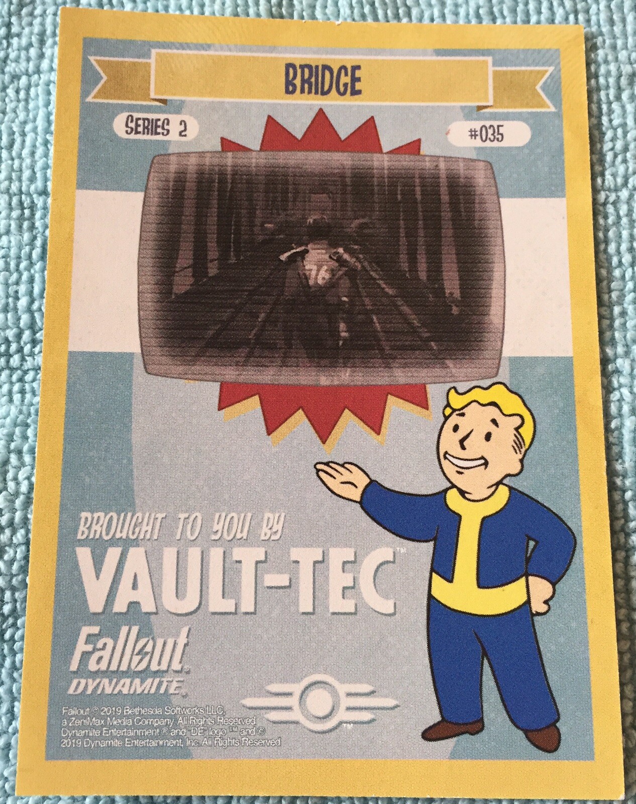 Fallout Trading Cards Series 2 2019 Series "Bridge" Holofoil Card #035 ...