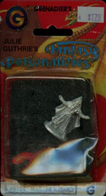 MASTER WIZARD SEALED GRENADIER MODELS Miniature #8124 Dungeons Dragons ...