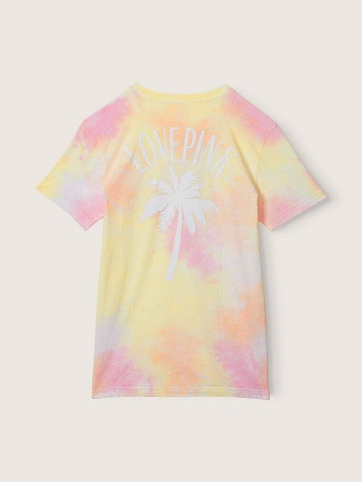 Victoria's Secret PINK CAMPUS / RINGER / HENLEY SHORT SLEEVE T-SHIRT XS ...