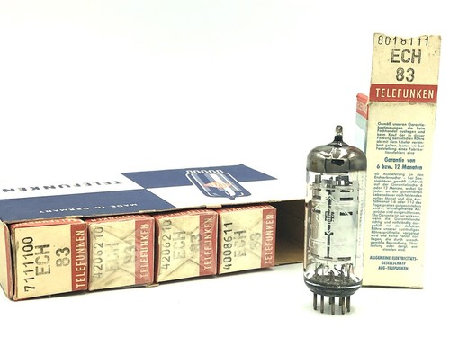 ECH83, Telefunken label, Tube, lampe Röhre Valve Lampa. NOS, NIB. X1 | eBay