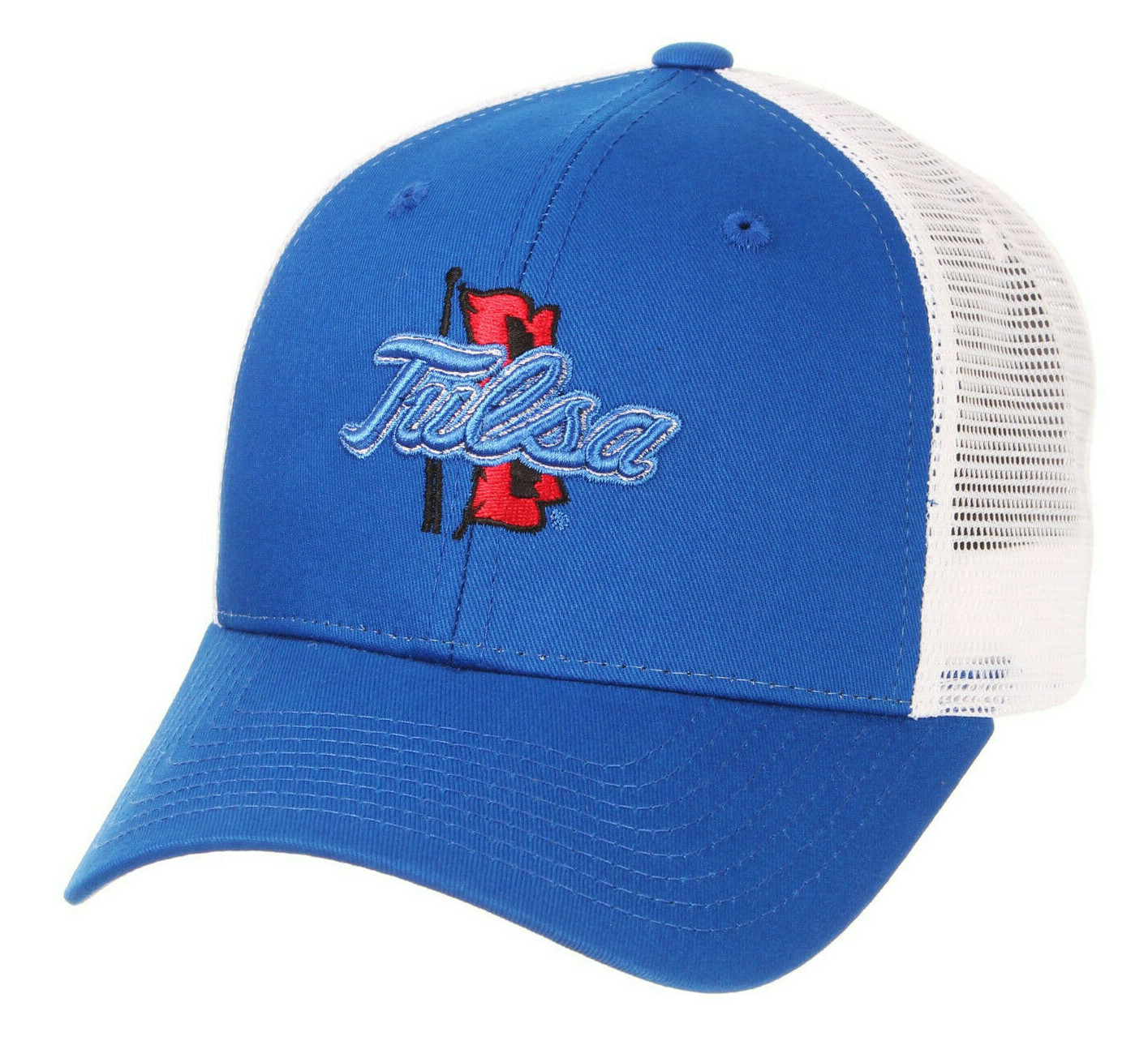 TULSA GOLDEN HURRICANES NCAA BIG RIG TRUCKER 2-TONE SNAPBACK ZEPHYR CAP ...