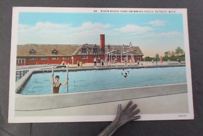 River Rouge Park Swimming Pools, DETROIT MI circa 1915-1930 | eBay