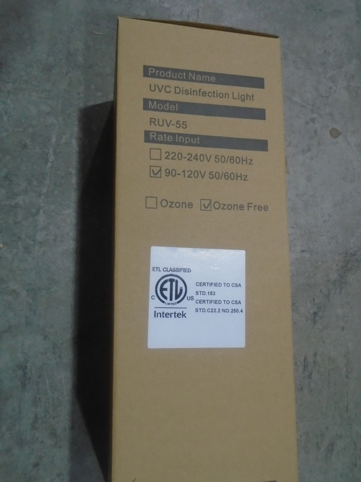 New 55W Far UVC Short Wave Light Vaccine Disinfection Sterilization ...