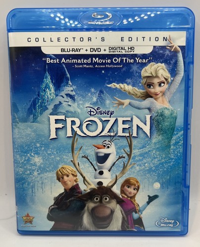 Authentic Disney Frozen Collector's Edition Blu-ray + DVD + Digital HD ...
